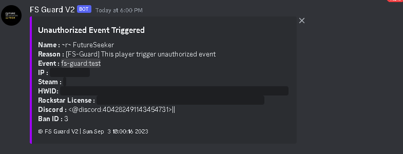 GitHub - FutureSeekerTech/fs-guard: FiveM anti trigger event exploit